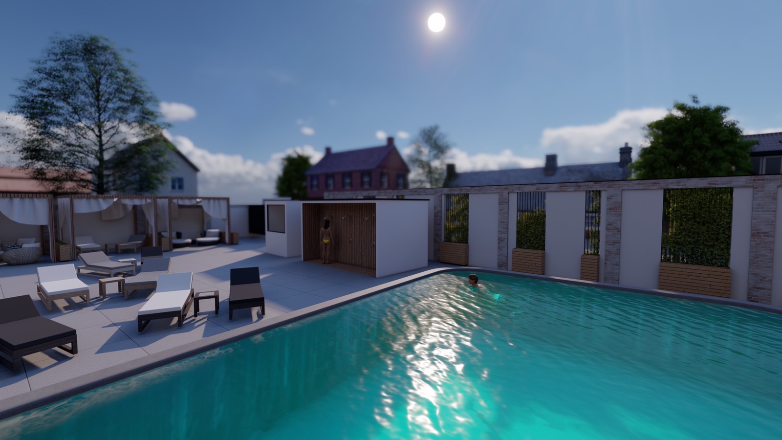 Otvoreni bazeni - Hotel Terme Tiski Cvet - Novi spa | Novi Bečej